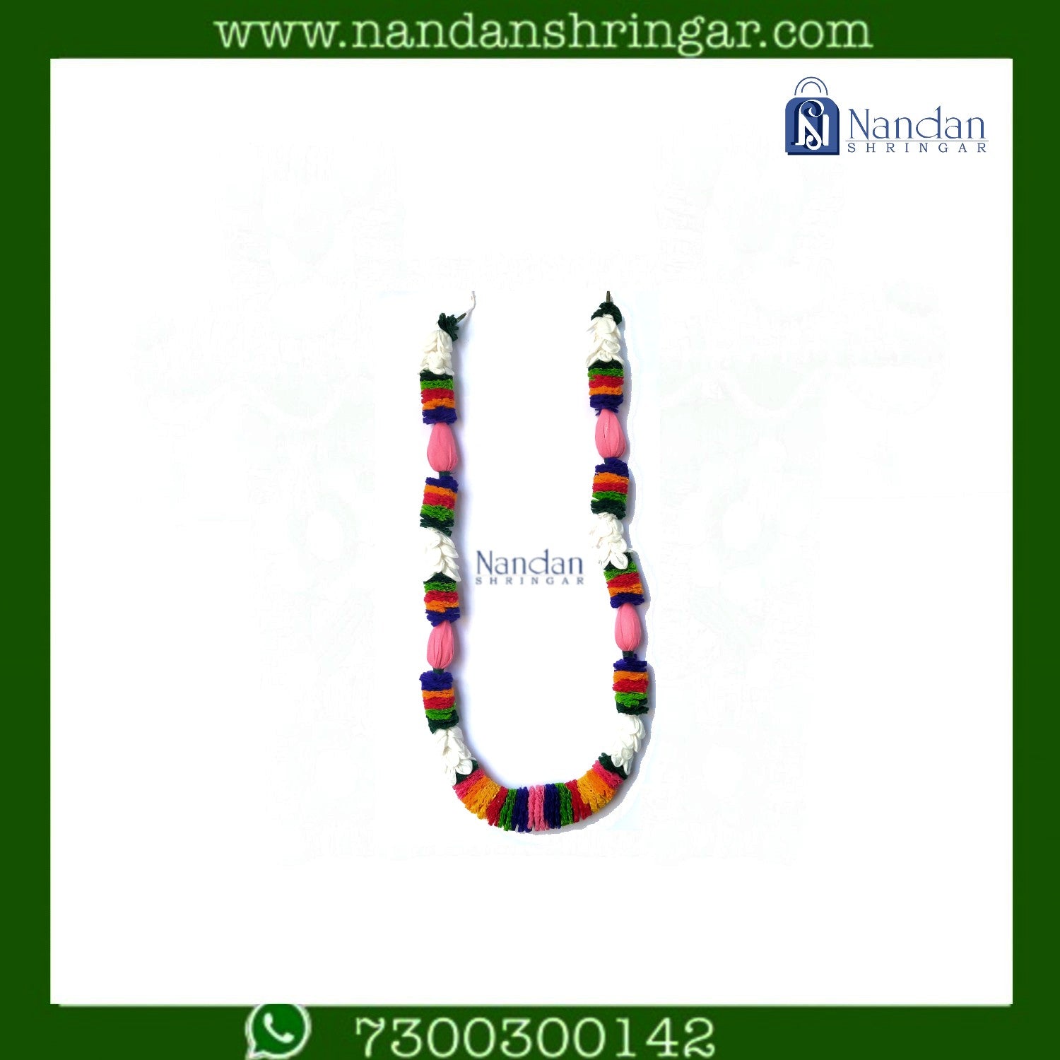 Fool Mala - Cloth (12 Inch) - Nandan Shringar – nandanshringars